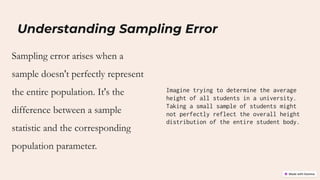 Sampling and Non Sampling-Error- Concept and Uses | PDF
