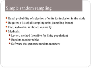 Sampling and its variability | PPT