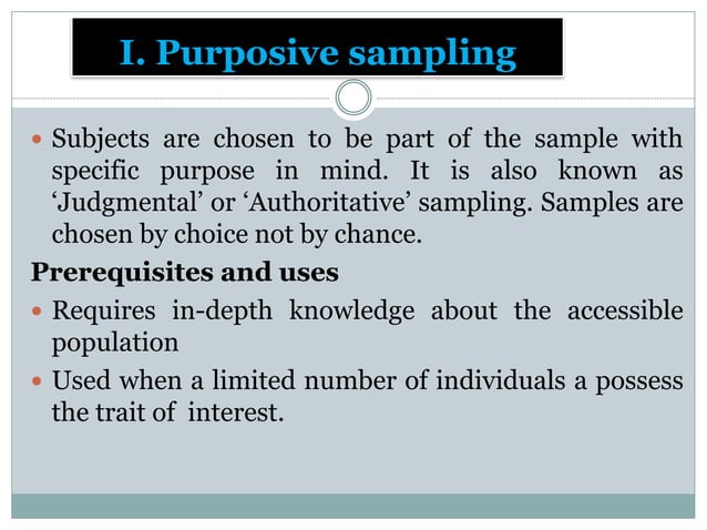 Sampling and types of techniques | PDF