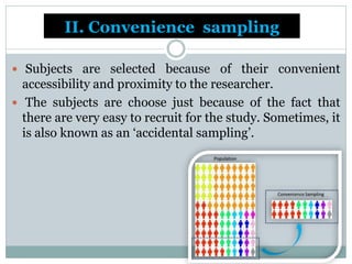 Sampling and types of techniques | PDF