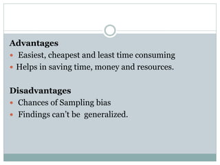 Sampling and types of techniques | PDF