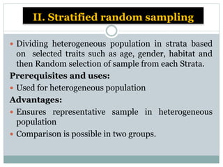 Sampling and types of techniques | PDF