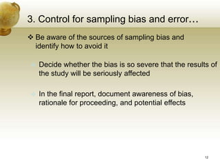 Sampling For Multivariate Data Analysis | PPT | Free Download