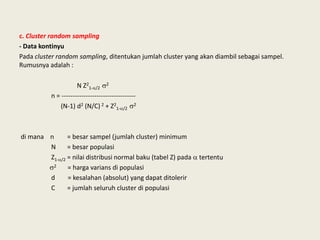 Sampling dan-besar-sampel | PDF