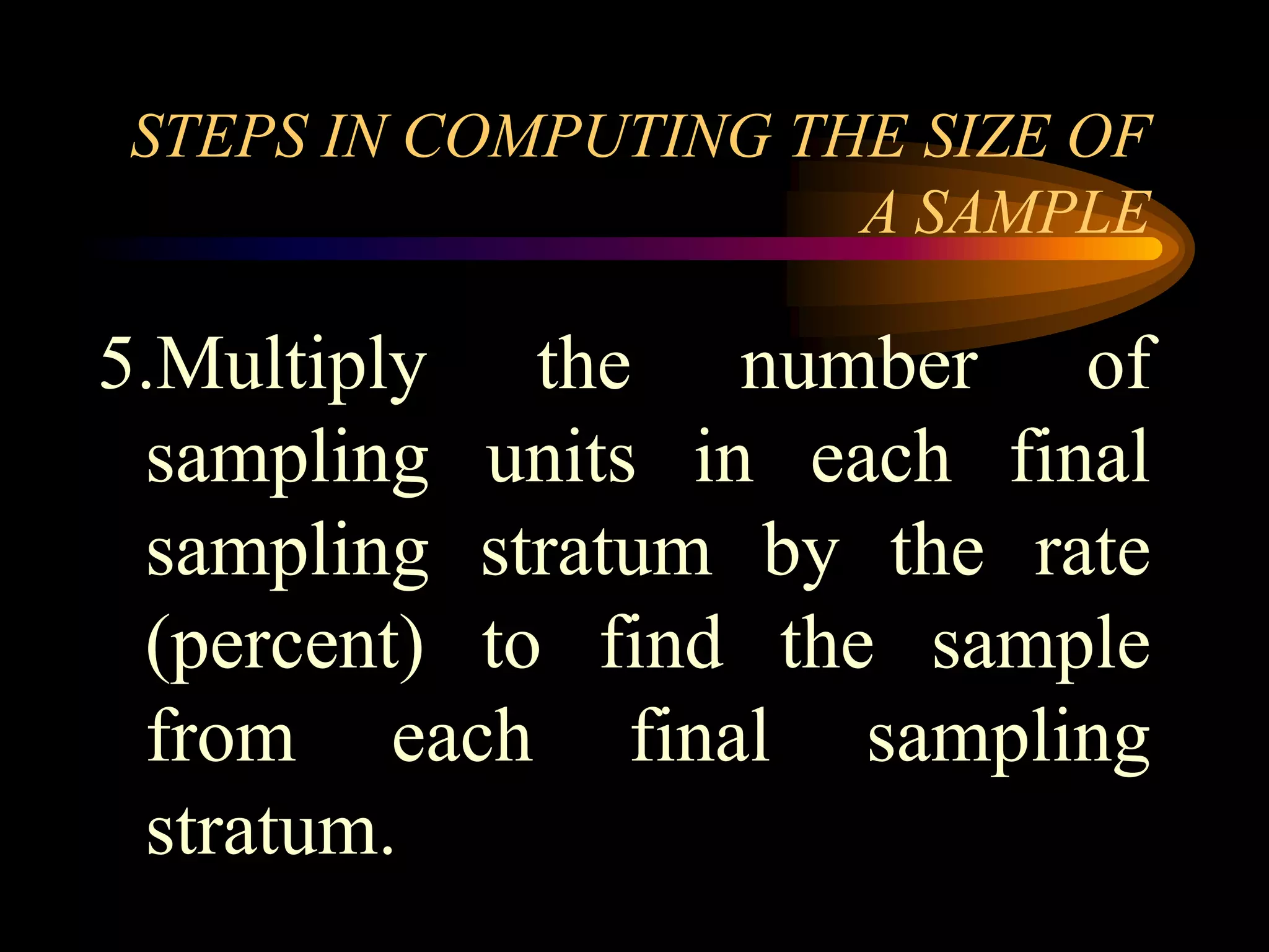 Sampling exercise | PPT