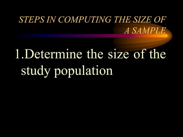 Sampling exercise | PPT