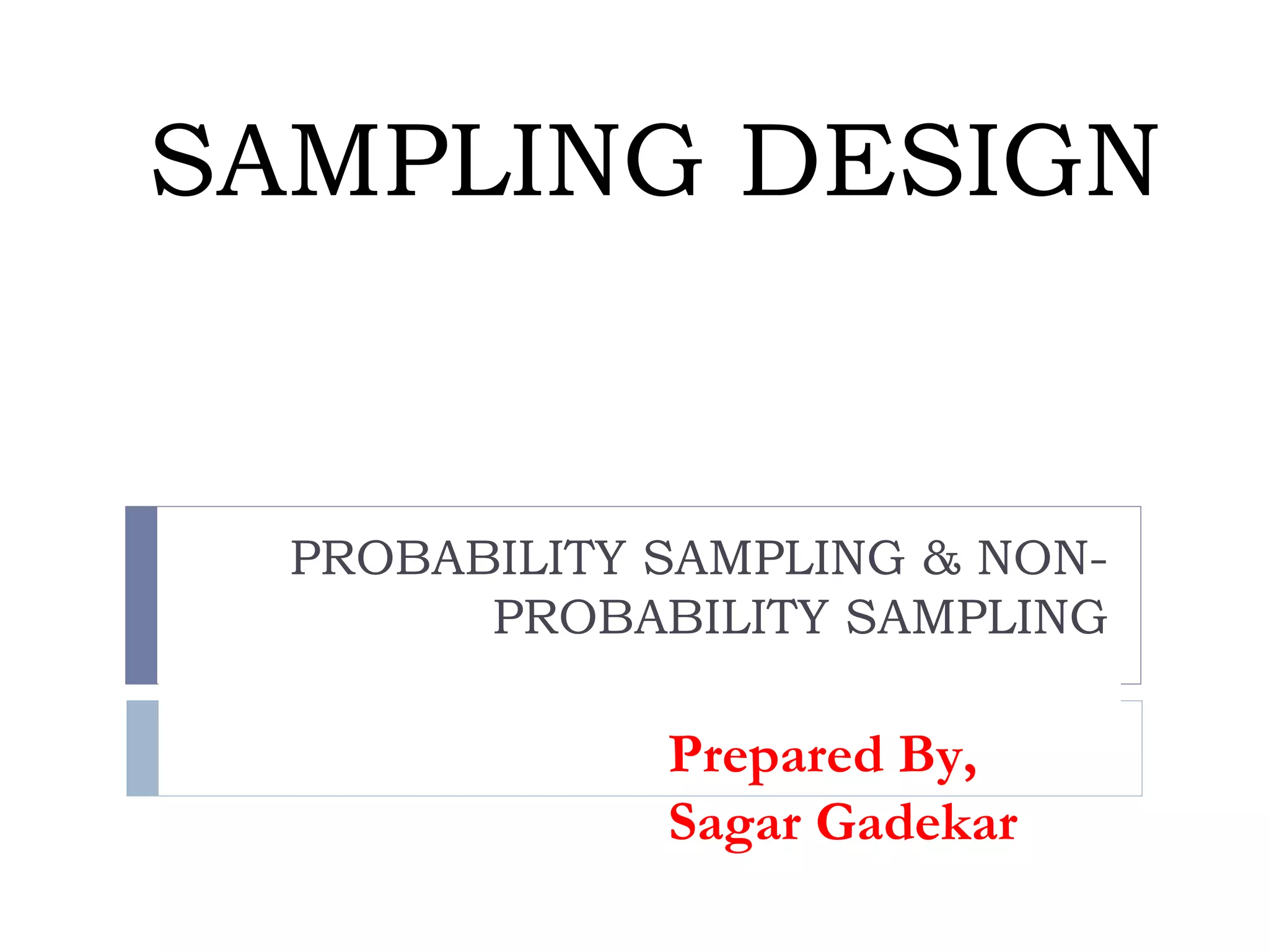 Sampling methods | PPT