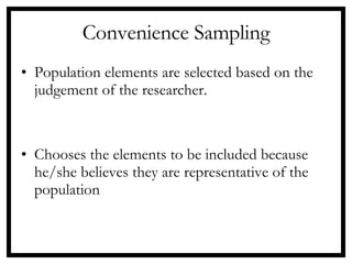 Sampling Methods | PPT | Science