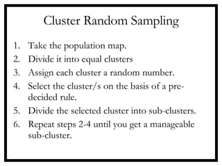 Sampling Methods | PPT | Science