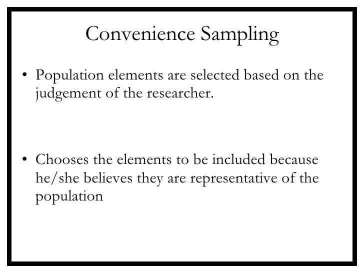 Sampling Methods