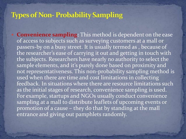 Sampling Methods & Sampling Error PPT - For Seminar | PPTX