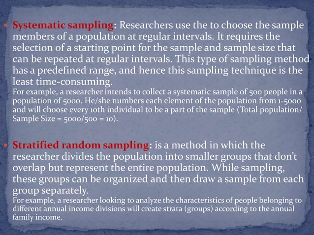 Sampling Methods & Sampling Error PPT - For Seminar | PPTX