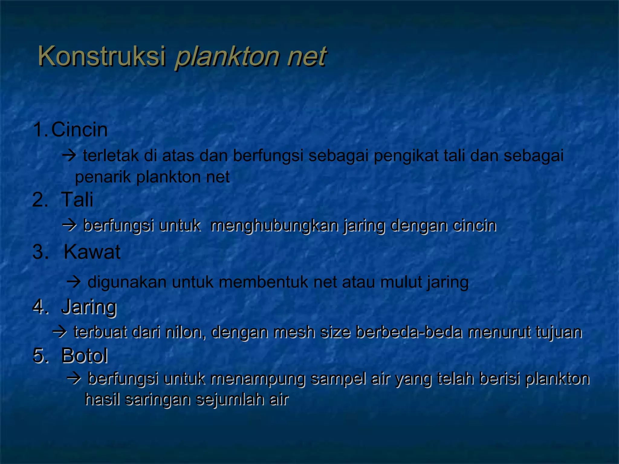 Sampling plankton | PPT