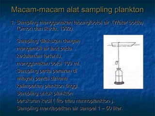Sampling plankton | PPT
