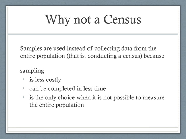 Sampling Survey Intro To Quantitative Ppt