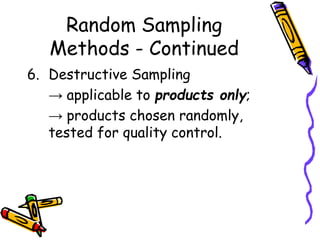 Sampling techniques | PPT