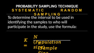 Quantitative Research Sampling Techniques | PPTX