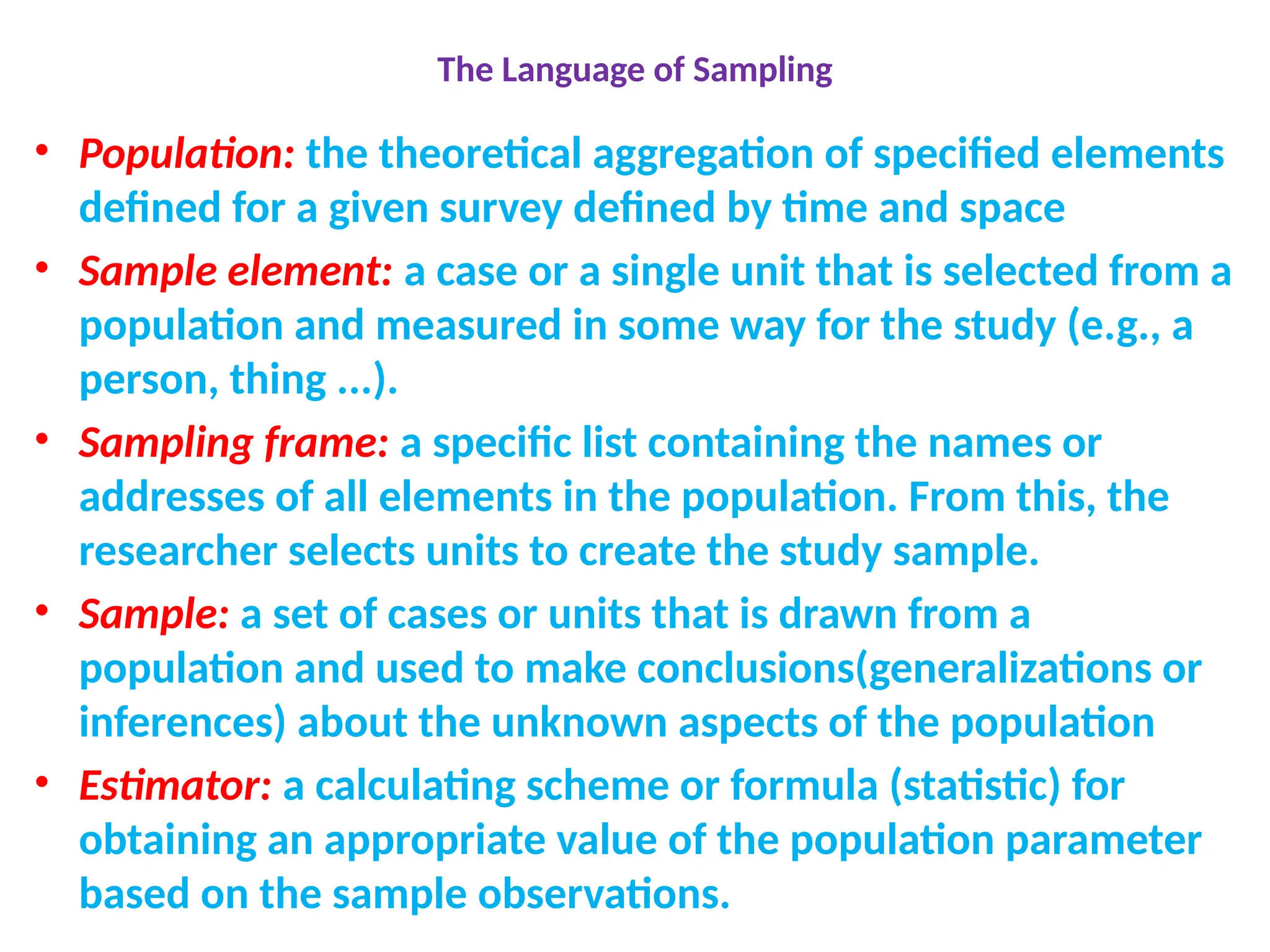 Sampling Theory for agriculture Presentation | PPTX