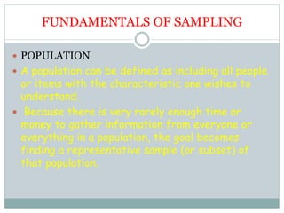 Sampling | PPTX