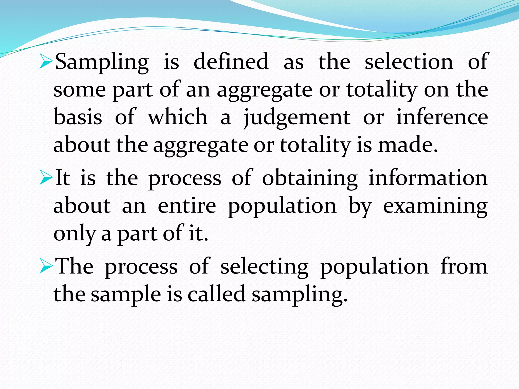 Sampling Types And Meaning Pptx Science