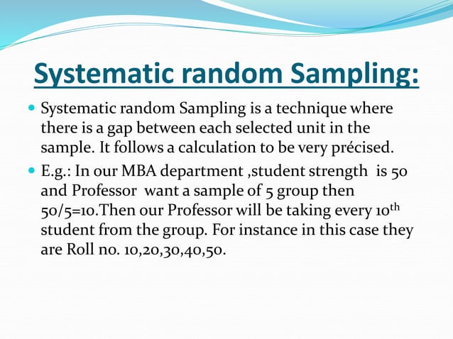 Sampling (Types and Meaning) | PPT