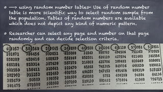 YouTube- full lecture- sampling Technique- Notes | PDF