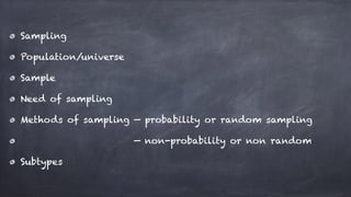 YouTube- full lecture- sampling Technique- Notes | PDF