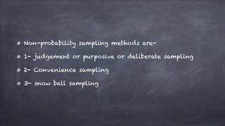 YouTube- full lecture- sampling Technique- Notes | PPT