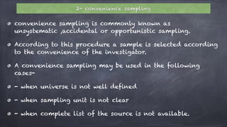 YouTube- full lecture- sampling Technique- Notes | PDF