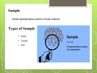 Basics of sample and sampling chemistry .pptx