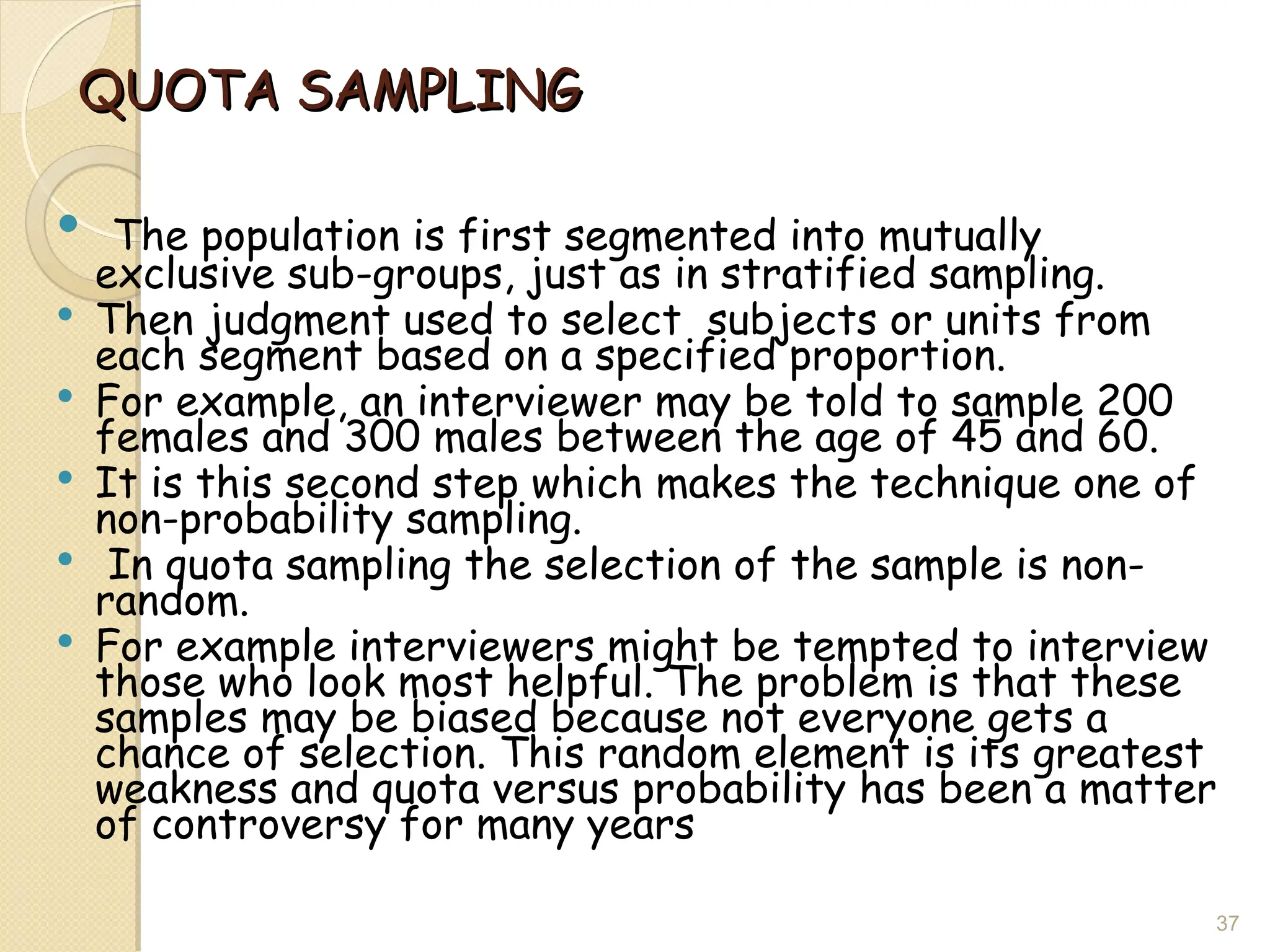 Sampling Methods, Types of Sampling Methods | PPT