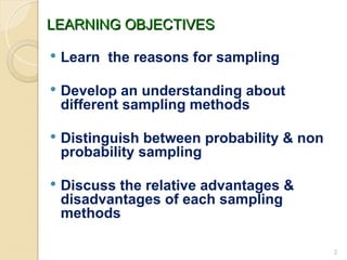 Sampling Methods, Types of Sampling Methods | PPT