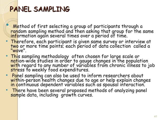 Sampling Methods, Types of Sampling Methods | PPT