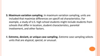 Sampling and Data Collection | PPTX