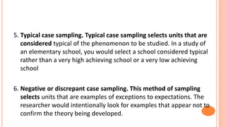 Sampling and Data Collection | PPTX