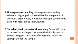 Sampling and Data Collection | PPTX