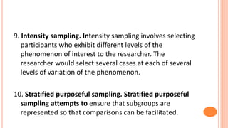 Sampling and Data Collection | PPTX