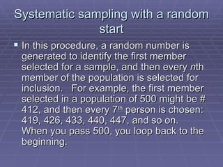 Sampling and instrumentation | PPT