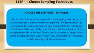sampling and its process. pptx | PPTX
