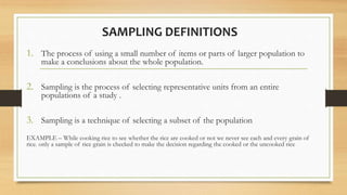 sampling and its process. pptx | PPTX