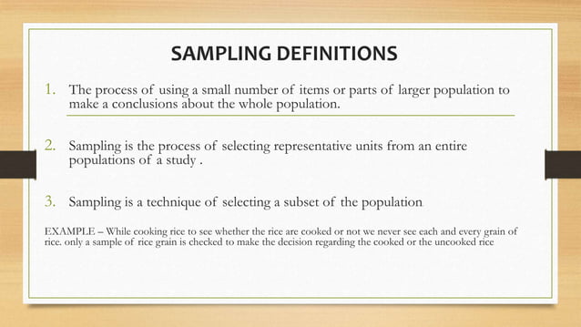 sampling and its process. pptx | PPTX