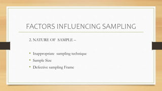 sampling and its process. pptx | PPTX