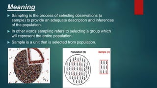 Sampling and its types | PPTX | Science