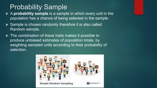 Sampling and its types | PPTX | Science