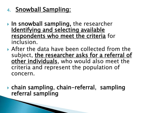 Sampling and its types of Biostatistics. | PDF