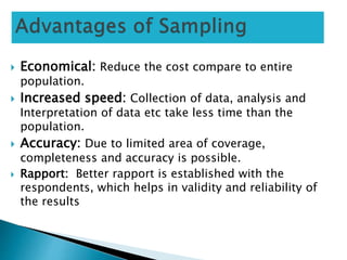 Sampling and its types of Biostatistics. | PDF