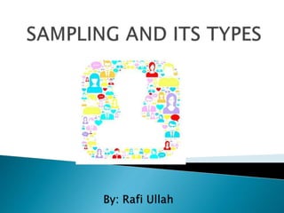 Sampling and its types of Biostatistics. | PPT