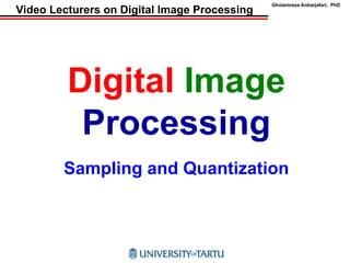 sampling and quantization notes in image process.ppt