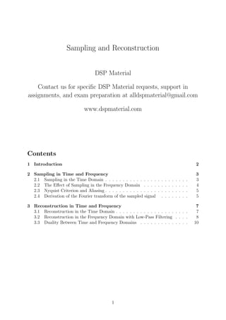 Sampling and Reconstruction DSP Material.pdf