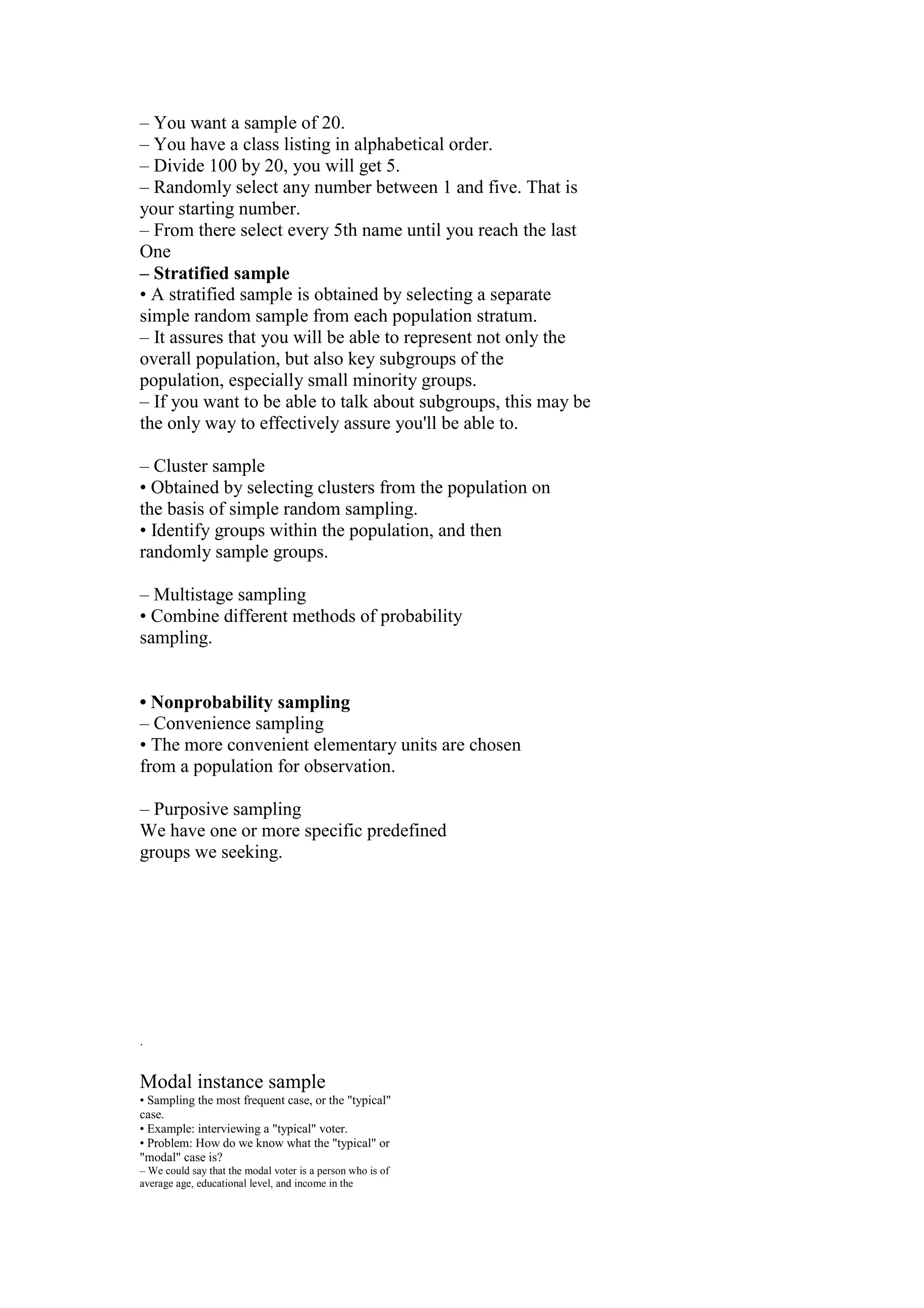 Sampling and sample preparation.slidesdoc | PDF